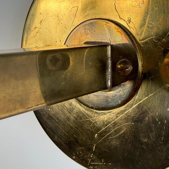 Model V-220 Sconces in Amber Glass and Brass by Hans-Agne Jakobsson ...