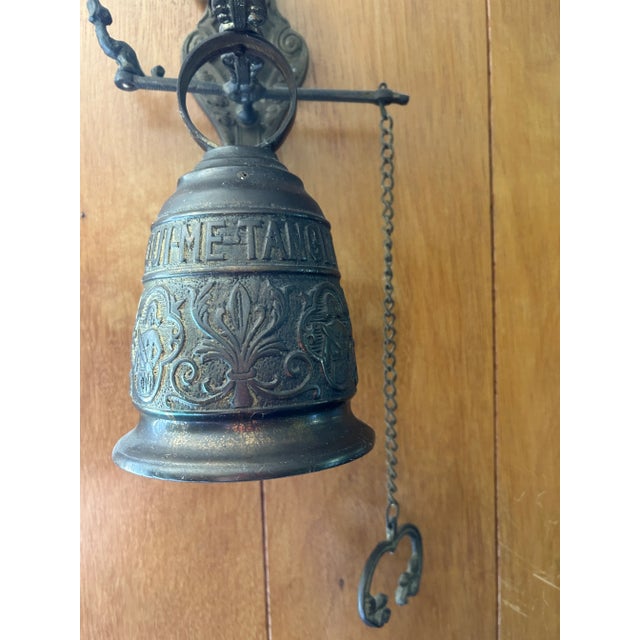 Antique Brass Monastery Bell Wall Mount | Chairish