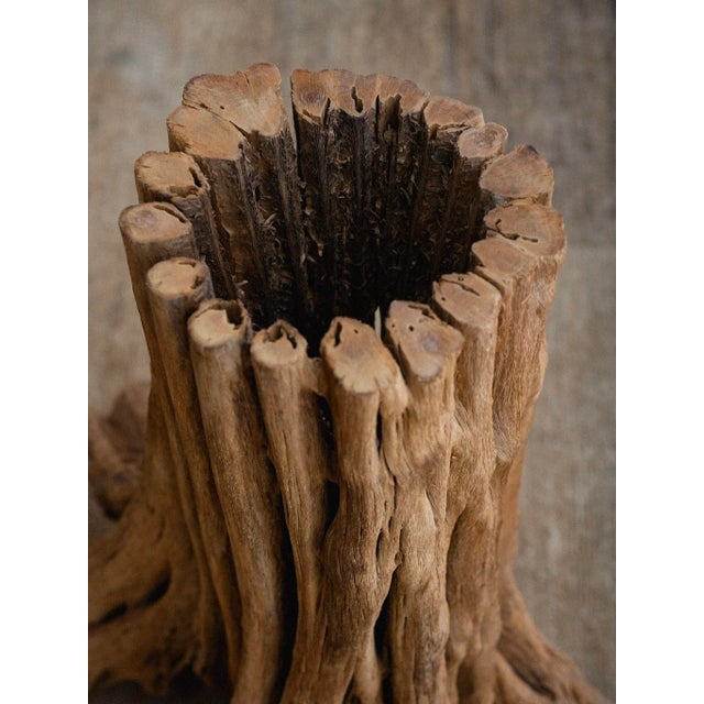 Saguaro Cactus Dining Table With Glass Top | Chairish