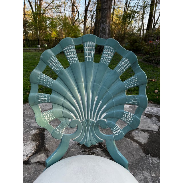 1960s Brown Jordan Shell Grotto Style Dining Chair | Chairish