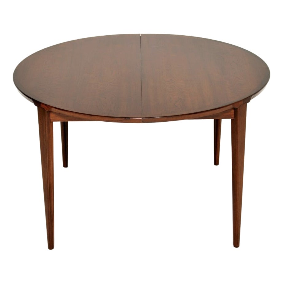Danish Extending Dining Table attributed to Rosengren Hansen, 1960 ...