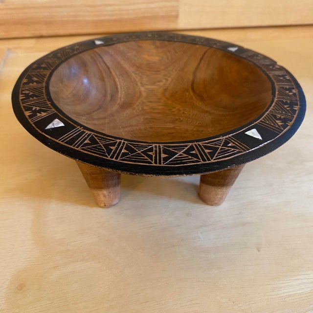 Late 20th Century Fijian Crafted Handmade Wood Kava Tanoa Turtle Bowl ...