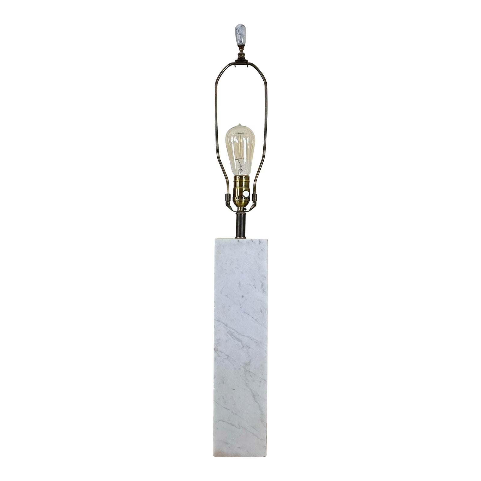 Italian Modern Style Rectangular Marble Table Lamp | by Sonneman ...