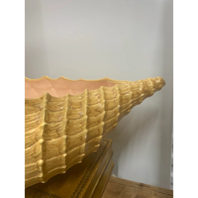 Large Vintage 1985 Handcrafted Sea Shell Centerpiece | Chairish