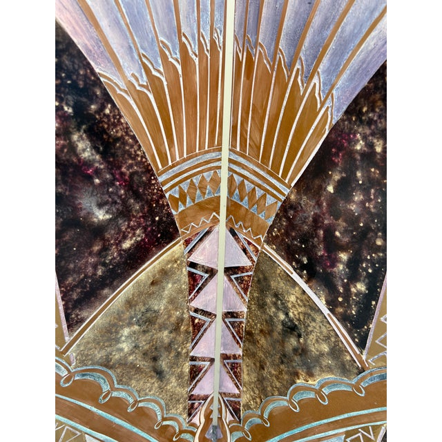 Vintage Art Deco Style Screen After William Van Alen, Chrysler Building ...