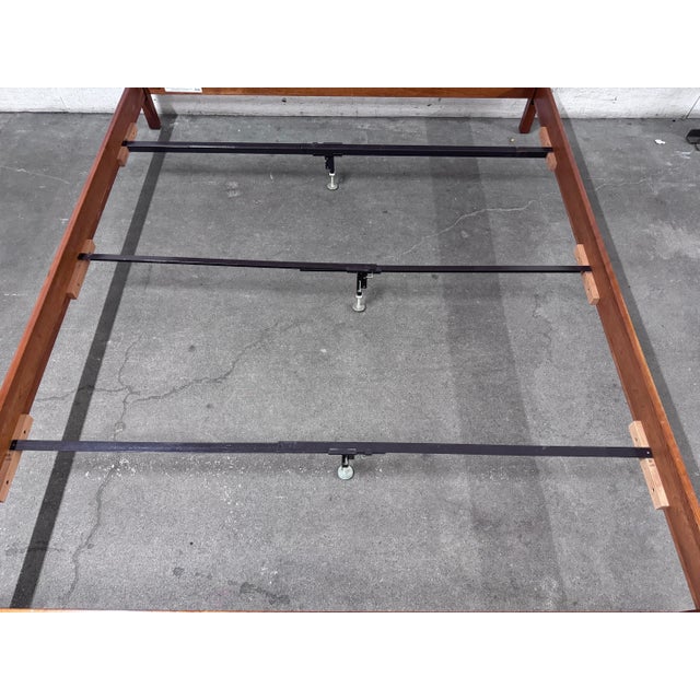 California King Stickley Furniture Cherry Wood Bed Frame | Chairish