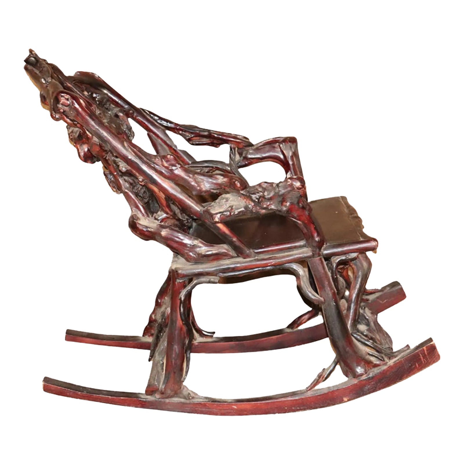Japanese Root Rocking Chair | Chairish