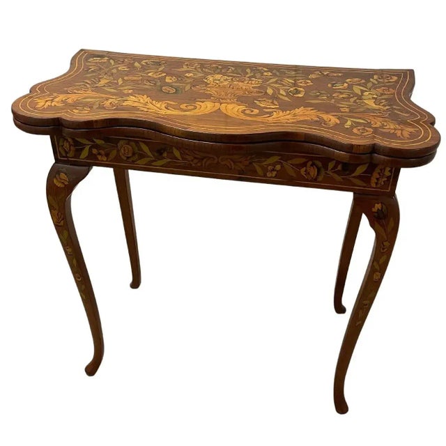18th Century Vintage Card Table | Chairish