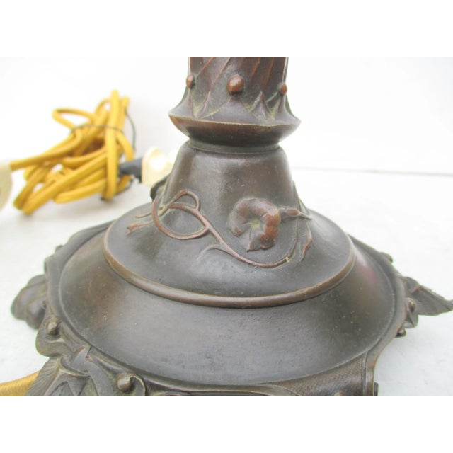 French Bronze Caryatid Lamp of Hercules Circa 1920s | Chairish