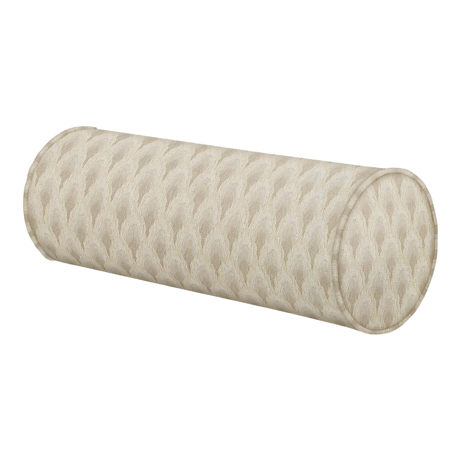 Palais Jessica Sand & Ecru Outdoor Bolster | Chairish