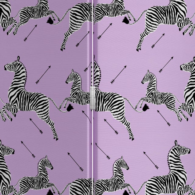 Red from Scalamandre crafted by Cloth & Company Harmony Screen, Purple ...