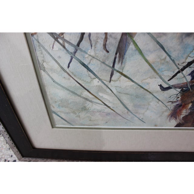 Vintage Barbara Shipman Watercolor Painting "Lots of Coconuts" | Chairish