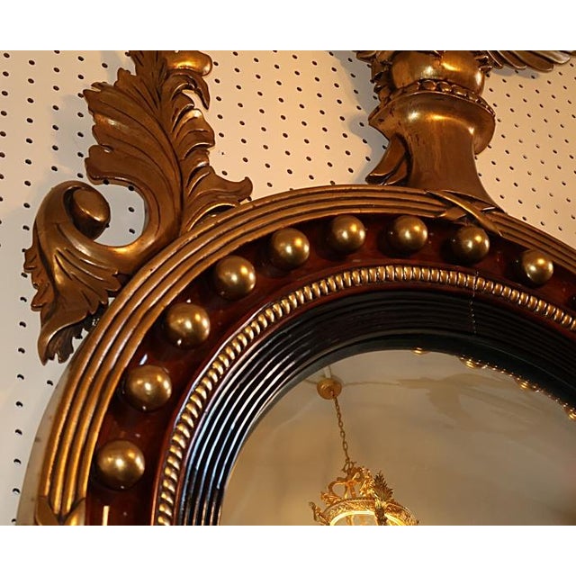 20th Century Finely Made Large Gold Gilt & Mahogany Eagle Bullseye ...