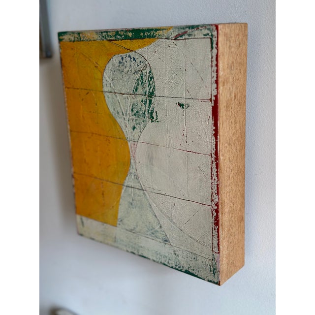 2001 Katie Hawkinson Modern Abstract Tempera Painting | Chairish