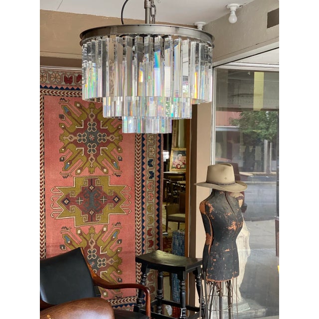 Timothy Oulton Odeon Round 3 Tier Chandelier | Chairish