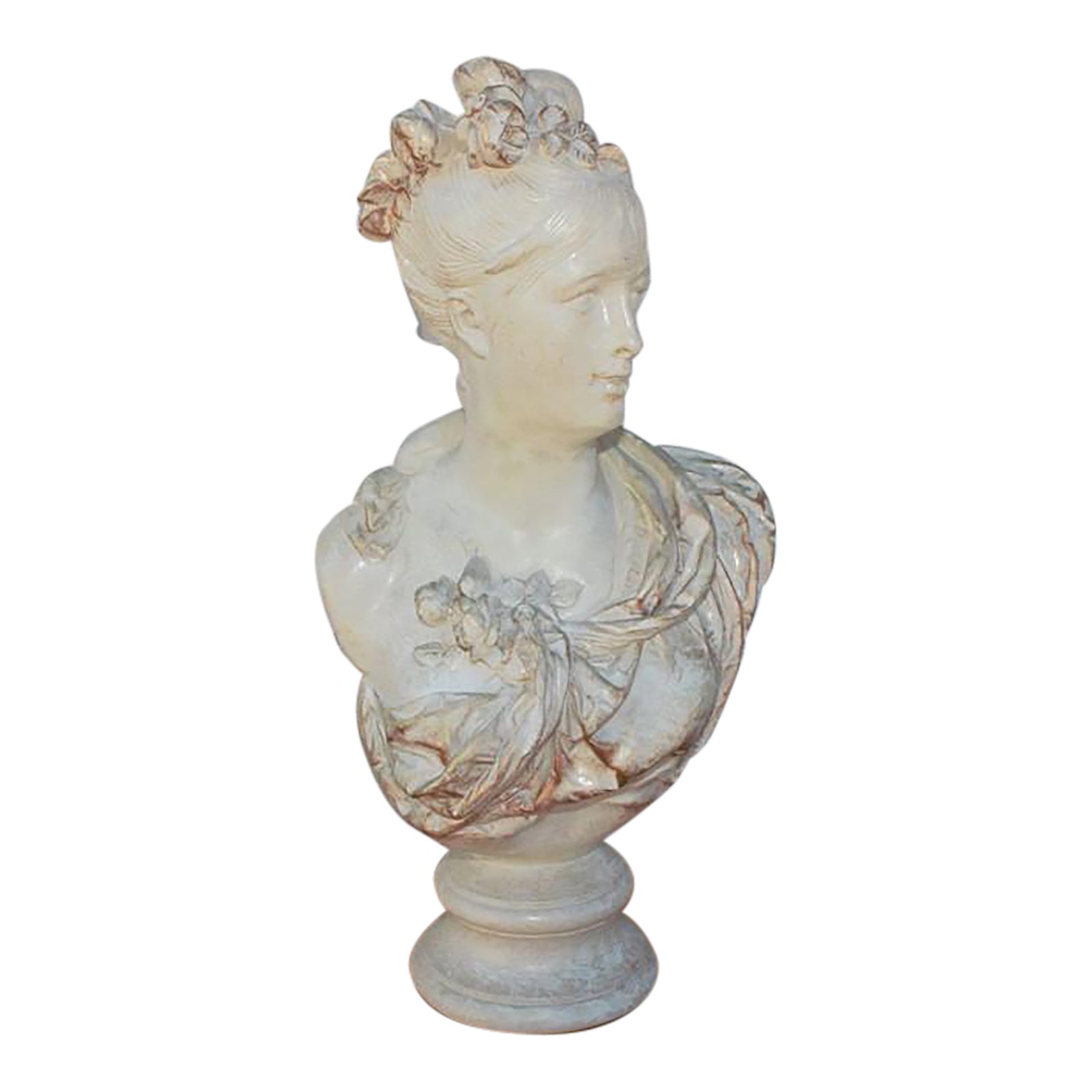 Mid 20th Century Vintage Victorian Style Bust | Chairish