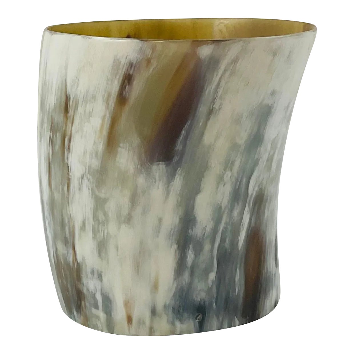 Made Goods Modern Faux Buffalo Horn Vase | Chairish