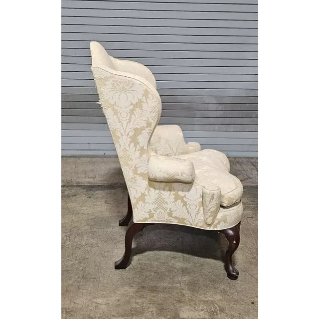 Mid 20th Century Kittinger Colonial Williamsburg Mahogany Wing Chair ...