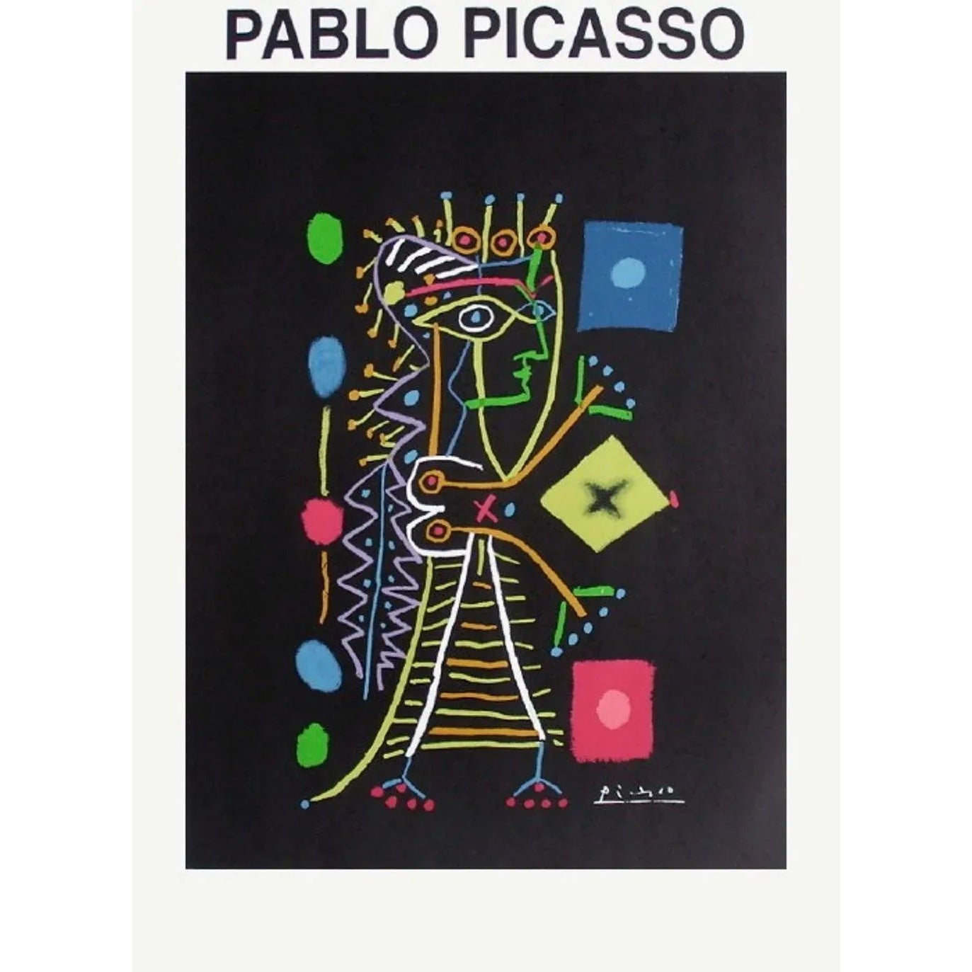 1999 Pablo Picasso Lithographic Poster | Chairish