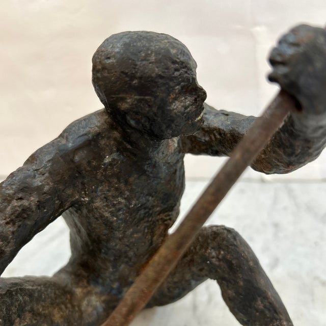 Hand Forged Iron Sculpture | Chairish