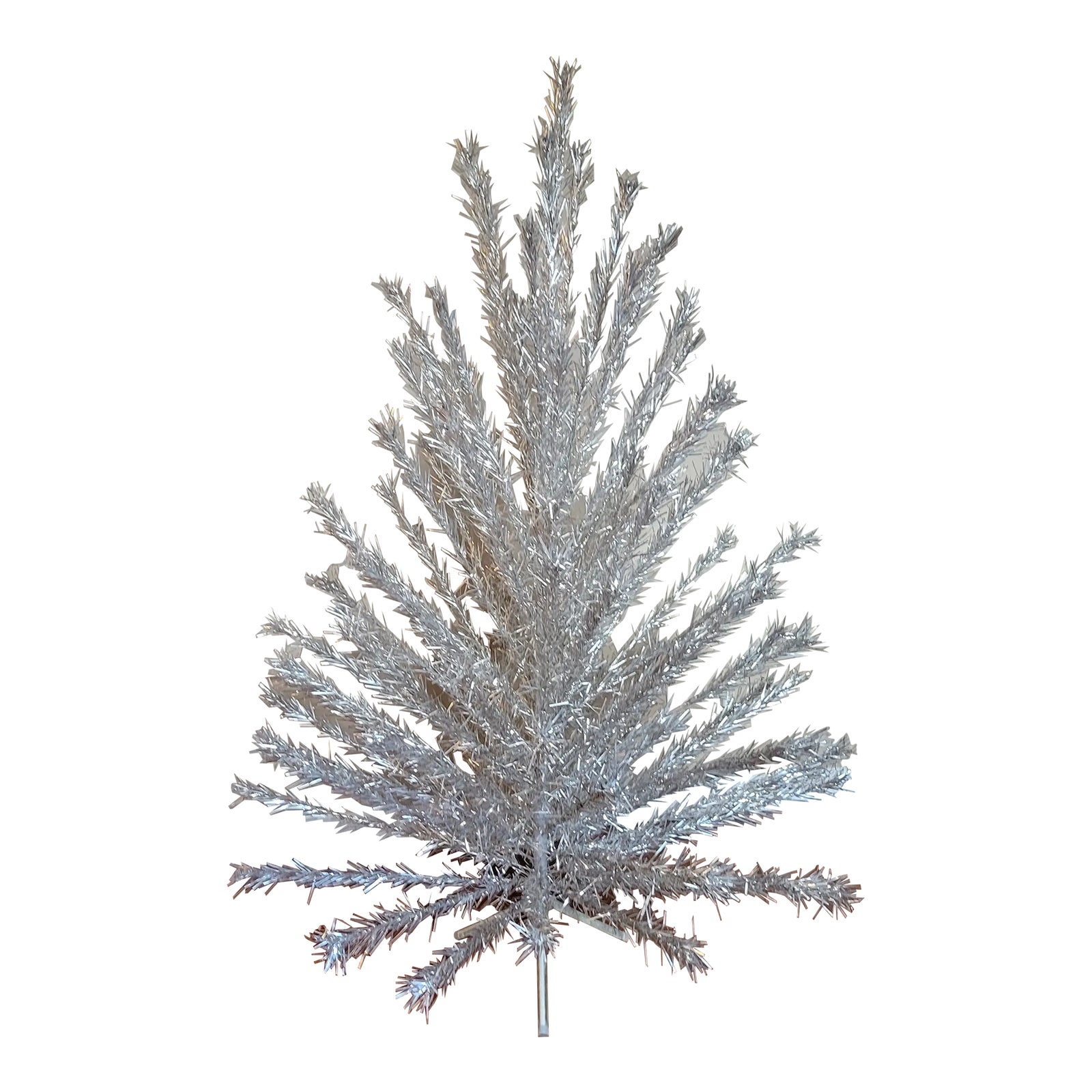 Vintage 7' Evergleam Deluxe 100 Branch Stainless Aluminum Christmas ...