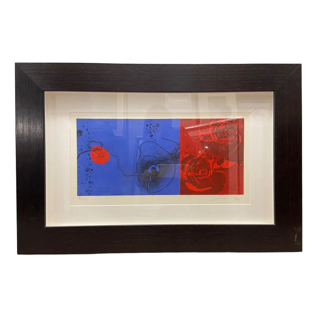 Deok Sung Kang, Composition, 1990s, Etching | Chairish