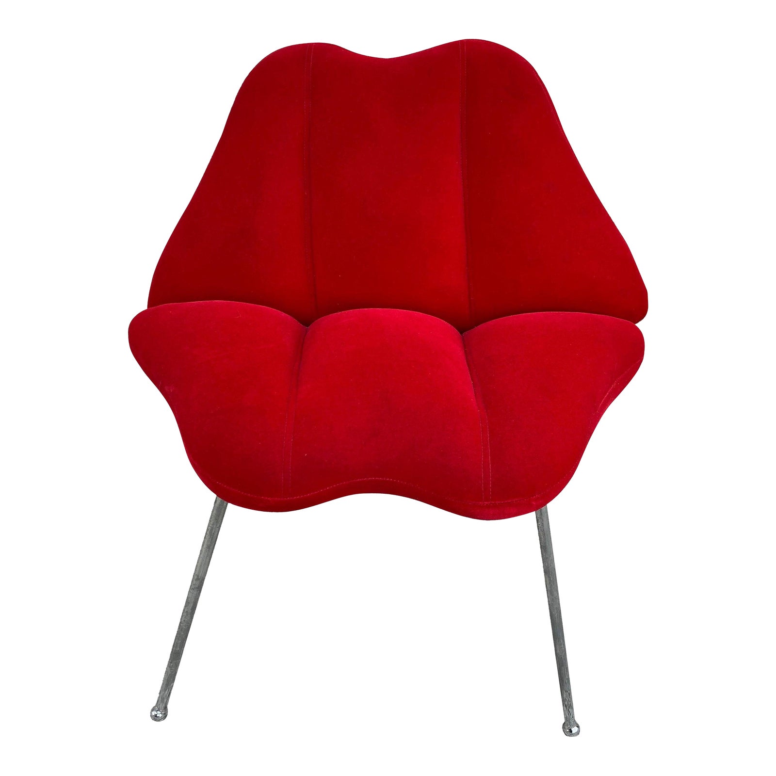 Late 20th Century Italian Lips Chair | Chairish