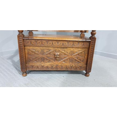 Carved Monks Bench Chairish