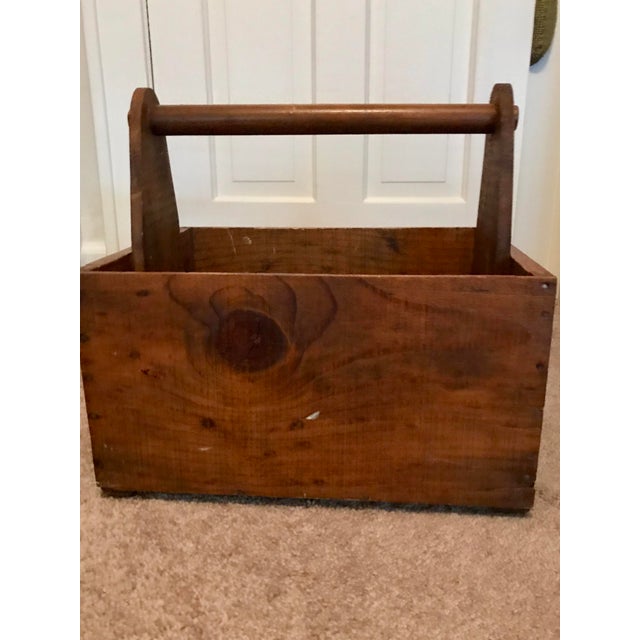 1930s Vintage Wood Box/Caddy | Chairish