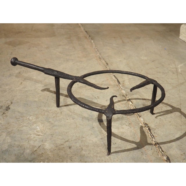 18th Century Hand Forged Iron Cooking Trivet | Chairish