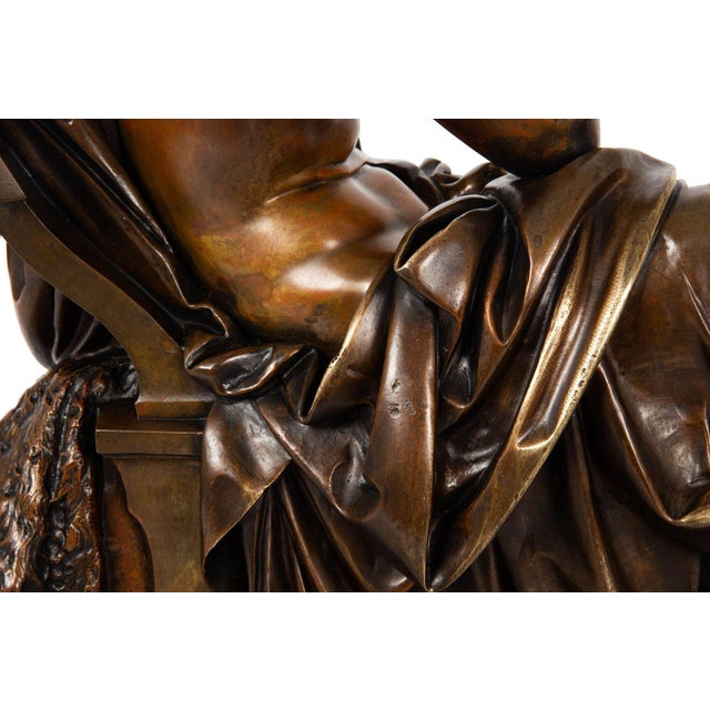 French Antique Bronze Sculpture of “Orpheus” by Albert Carrier-Belleuse ...