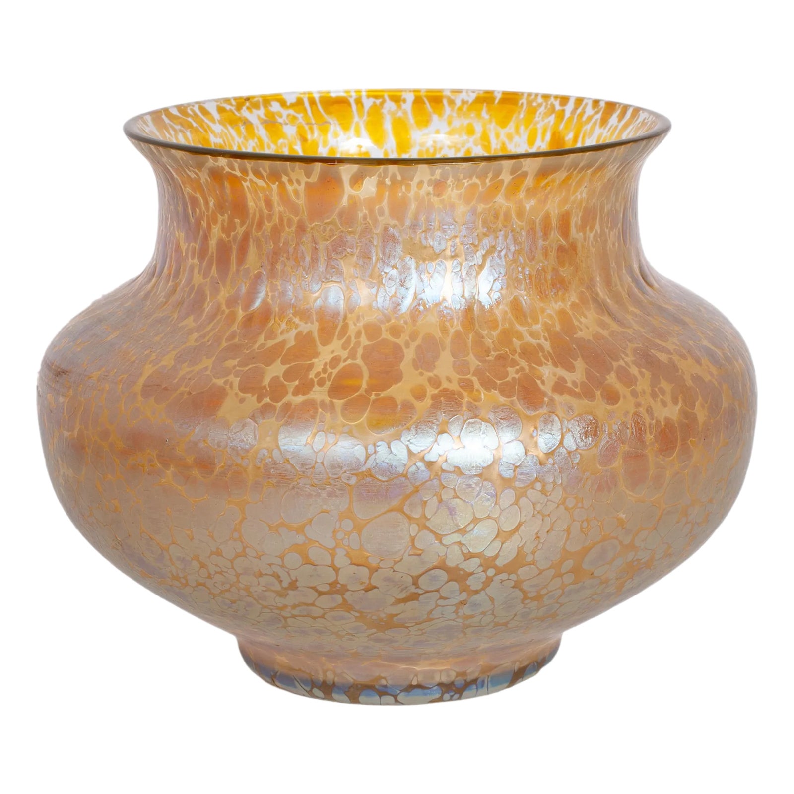 Large Antique Loetz Candia Papillon Iridescent Art Nouveau Glass Vase ...