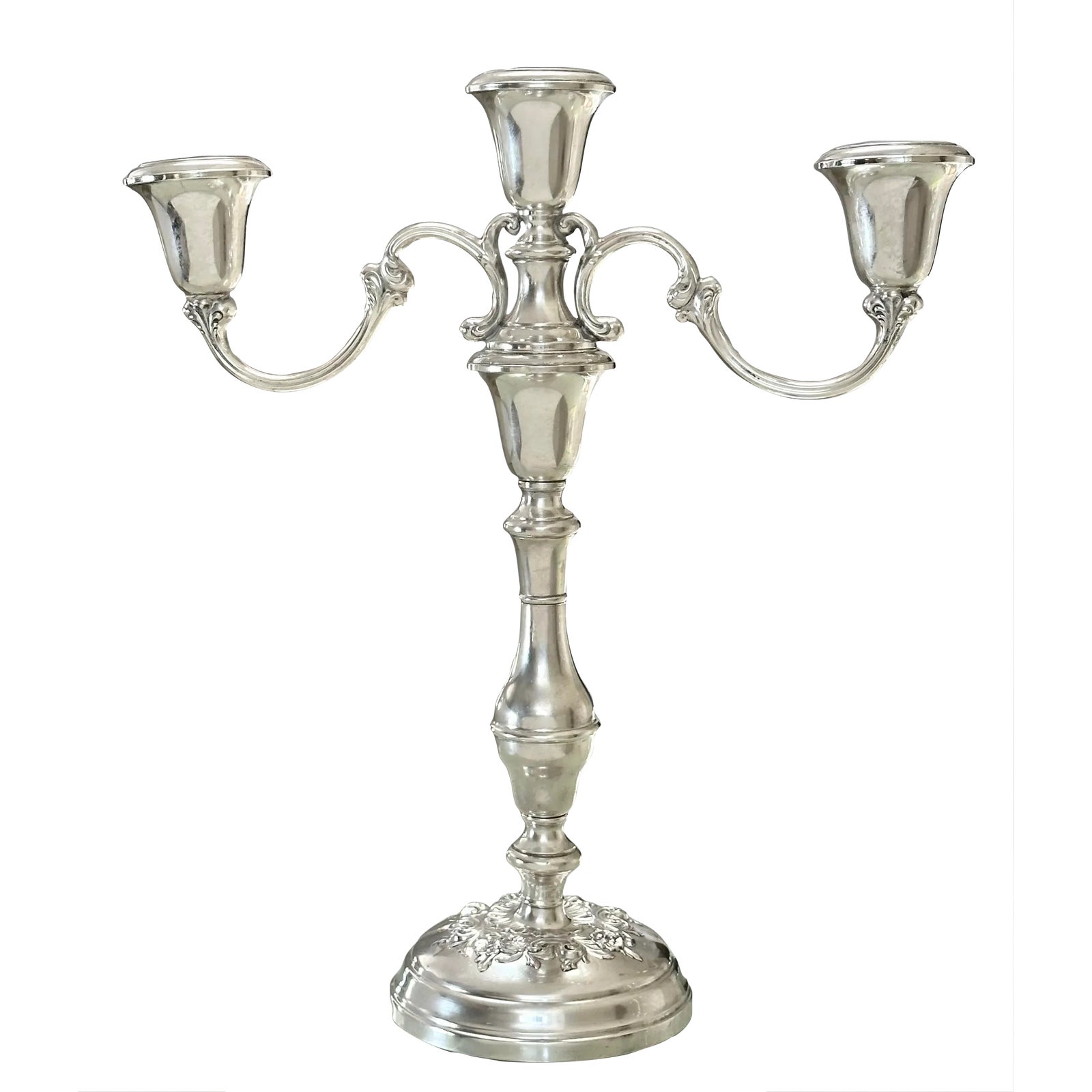 Vintage Sterling Silver Gorham Buttercup Candelabra | Chairish