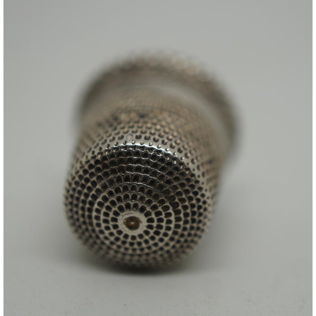 Antique Art Nouveau Sterling Silver Sewing Thimble | Chairish