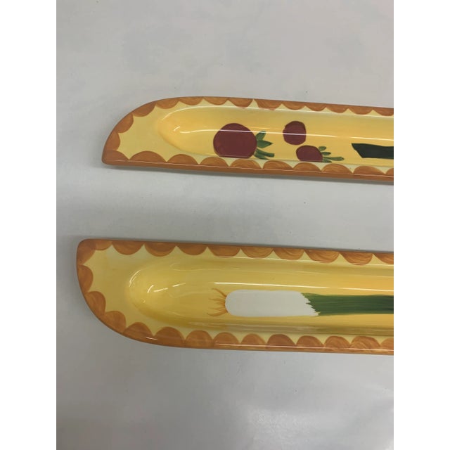 2004 Debbie Segura Tapas Serving Trays - a Pair | Chairish