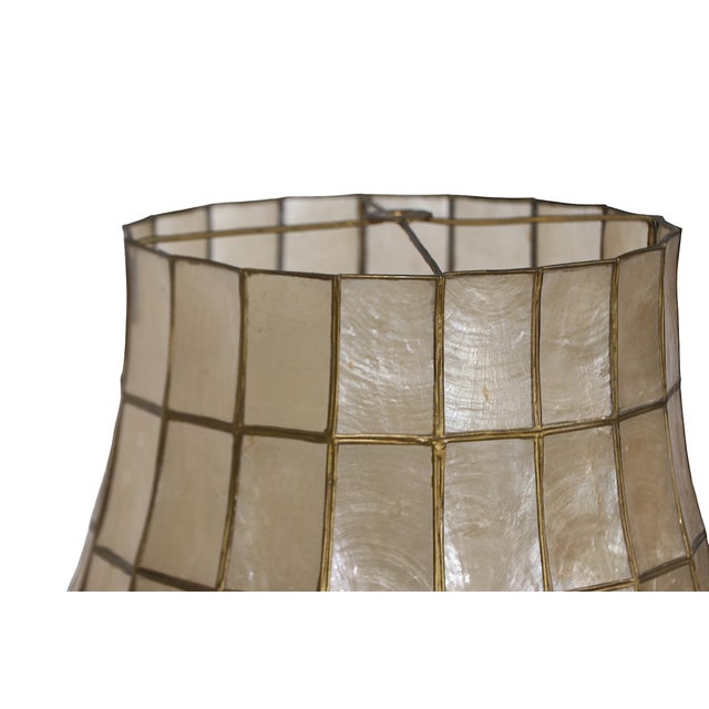 Vintage Capiz Shell Lamp Shade | Chairish
