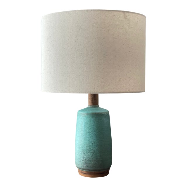 Medina Stoneware Table Lamp | Chairish