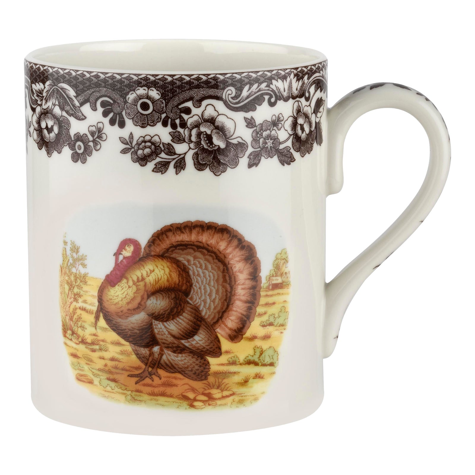 Spode Woodland Turkey 16 oz. Mug | Chairish