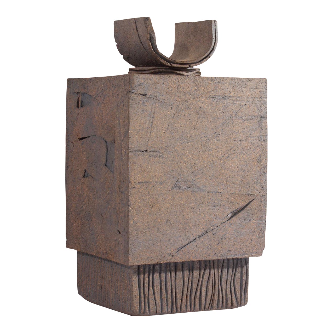 Gerald G. Boyce Signed 1992 Studio Pottery Lidded Vessel | Chairish