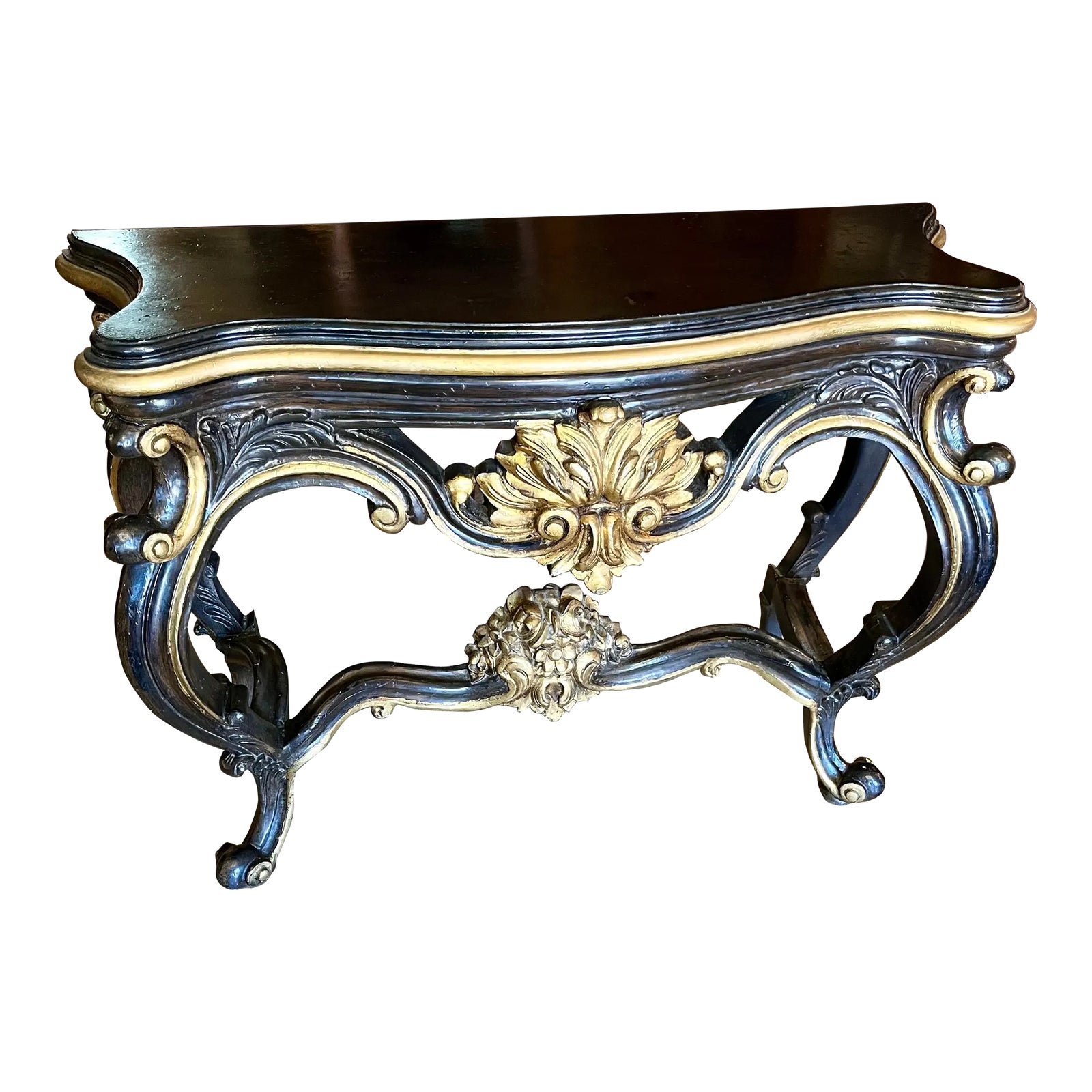 Baroque Style Console Table | Chairish