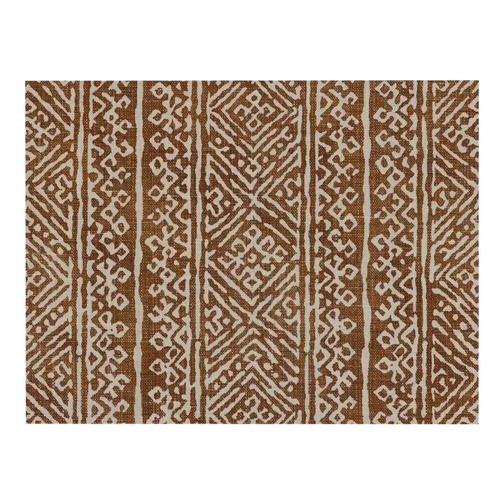 Namay Samay From John Rosseli Cinnamon Bodo Linen Fabric - 2 1/3 Yards ...