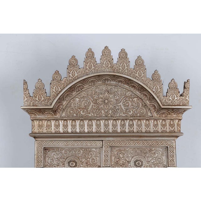Islamic "Alhambra" Silvered Bronze Quran Cabinet in the Islamic Nasrid ...