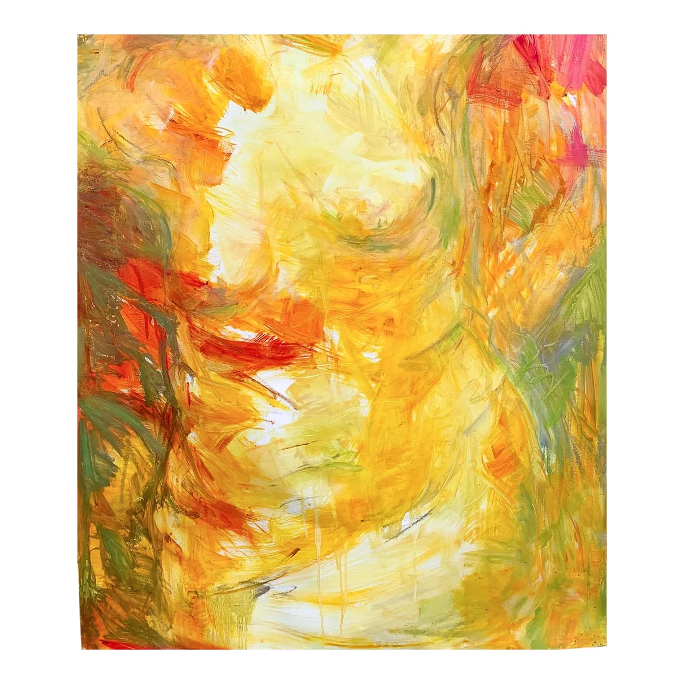 "Venus in Red" by Trixie Pitts Abstract Expressionist Figure Painting ...