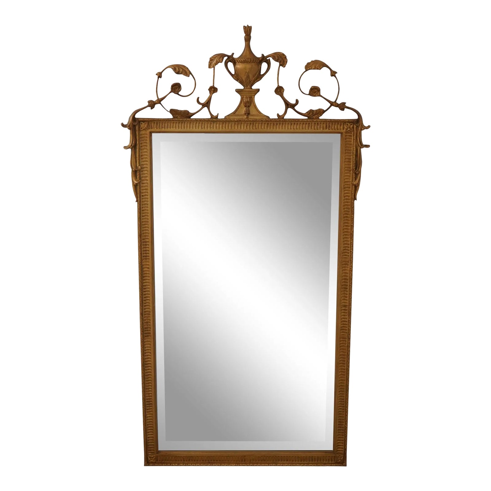Carvers Guild Regency Style Gold Gilt Wall Mirror | Chairish