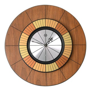 Vintage & Used Mid-Century Modern Clocks | Chairish
