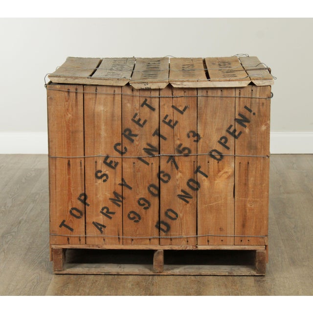 Top Secret Army Intel, Do Not Open Storage Crate, Movie, Play Prop ...