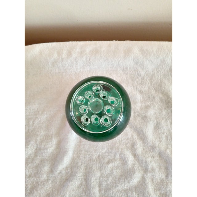 Vintage 1950's Viking Evergreen Flowerlite Frog 4 1/4" With Crystal ...