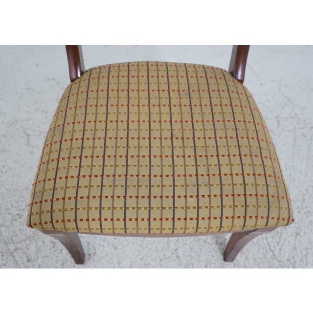 Set of 6 Stickley Regency Style Cherry Dining Room Chairs | Chairish