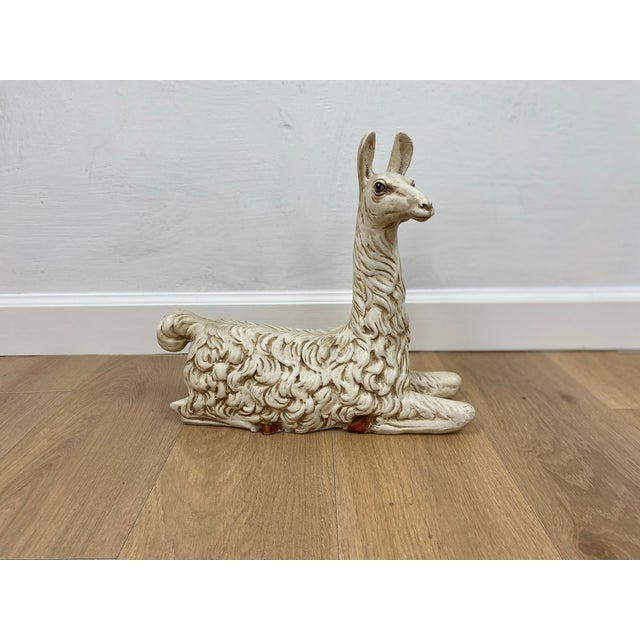 Vintage Ceramic Llama Sculpture, Italy, Circa 1970s | Chairish