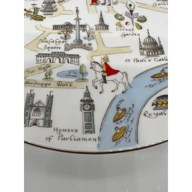 Royal Chelsea Bone China London Plate | Chairish